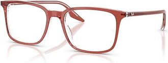 Ray-Ban Rb5421 Optics Braun Transparent Fassung Klar Glas Polarisiert 55-19