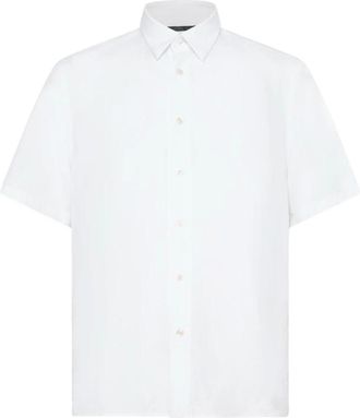 low brand Homme, Chemises, Blanc, Taille: XL Chemise &agrave; Manches Courtes