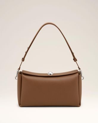 Ami Ami Paris - Sac Carrousel moyen marron en cuir de veau Moka - TU - Unisex