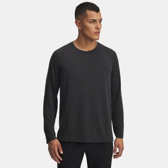 Under Armour Trail Run Wool Langarm-Oberteil für Herren Schwarz / Reflektierend XXL