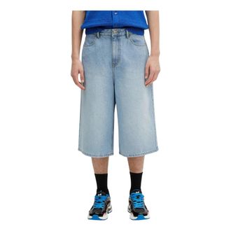 Ader Error Sig High-waisted Denim Shorts - - Shorts - Herren - Blau - S