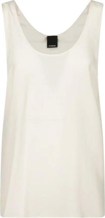 Pinko Pinko, Femme, Tops, Blanc, Taille: 44 FR D&eacute;bardeurs