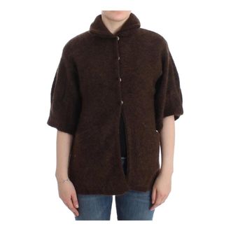 Roberto Cavalli Cardigan en Mohair Marron - Femme - Pulls - Brun - Taille: 38 FR