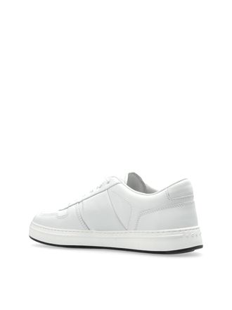 Hogan Mens H-Stripes Logo Sneakers White Shoes >