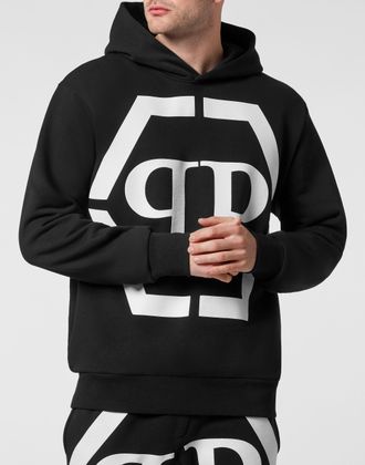 Philipp Plein Hoodie Hexagon