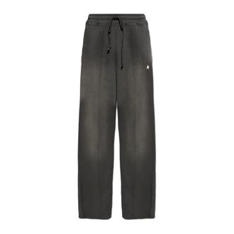 Golden Goose Homme, Pantalons, Gris, Taille: S Pantalon de surv&ecirc;tement &agrave; jambes larges