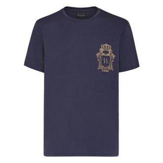 Billionaire Boys Club Homme, Tops, Bleu, Taille: XS T-shirt Col Rond MC