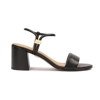 Kazar Schwarze Slip-On-Post-Sandalen - - Shoes - Damen - Schwarzk - 38 EU