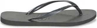 Havaianas unisex, Chaussures, Noir, Taille: 39 EU Slim Flip Flops