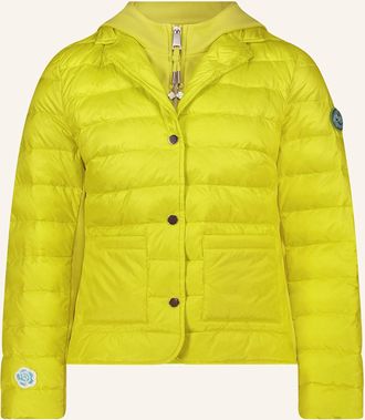 Cartoon Cartoon Steppjacke Mit Herausnehmbarer Blende gelb