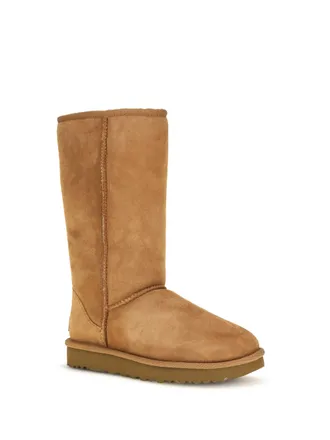 UGG Womens Classic Tall Ii Boots Chestnut Upper: Mutton; Sole: Rubber