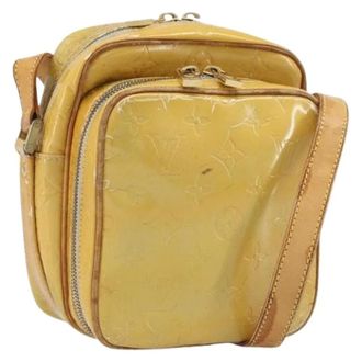 Louis Vuitton Sac bandouli&egrave;re vintage en cuir verni Pre-owned - Femme - Pre-owned - Beige - Taille: ONE Size
