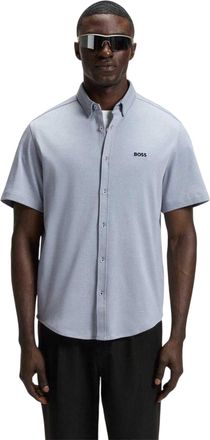 HUGO BOSS B Motion Button-Down-Hemd f&uuml;r Herren (Grau)