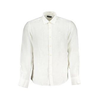 North Sails Lang&auml;rmeliges Leinenhemd - - Shirts - Herren - Wei&szlig; - M