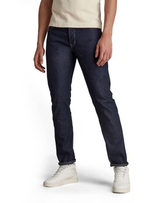 G-Star RAW Herren Triple A Regular Straight Jeans, Blau (raw Denim D19161-9657-001), 29W / 34L