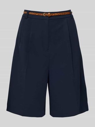 Christian Berg Bermudas mit Eingrifftaschen und G&uuml;rtel