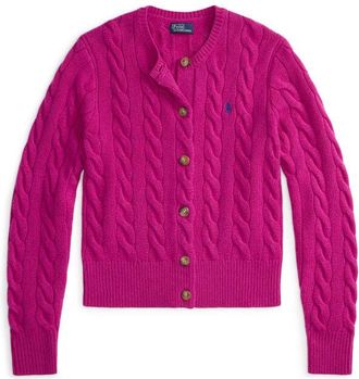 Polo Ralph Lauren Damen Strickjacke aus Wolle und Kaschmir