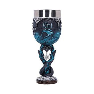 Nemesis Now Gobelet Ciri sous Licence Officielle The Witcher, Bleu, 19,5 cm, r&eacute;sine
