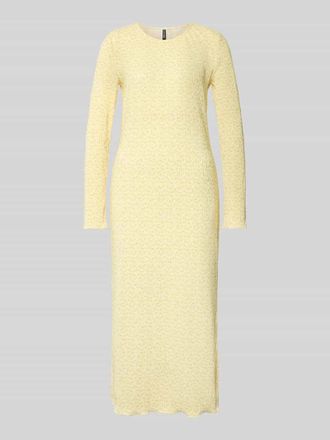 Pieces Tailliertes Freizeitkleid mit Allover-Muster Modell FLORA