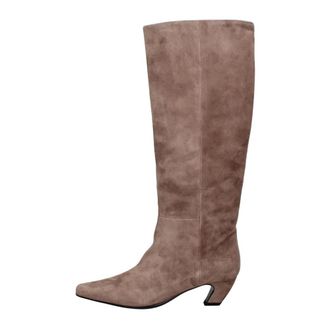 Marc Ellis Botte Haute - Femme - Chaussures - Beige - Taille: 38 EU