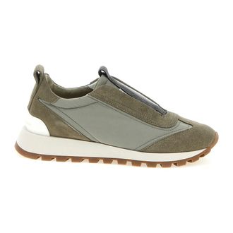 Brunello Cucinelli Femme, Chaussures, Vert, Taille: 39 EU Runners Baskets