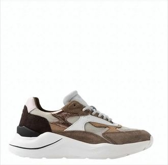 D.A.T.E. Low-Top Sneaker - Fuga Dragon Sneakers With Bronze Accents - Gr. 39 (EU) - in Wei&szlig; - f&uuml;r Damen