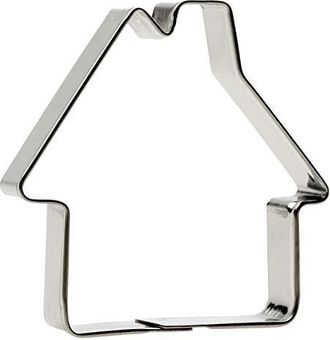 Gastromax GastroMax - Ausstechform f&uuml;r Pl&auml;tzchen - Haus - Geb&auml;ckform f&uuml;r originelle Kekse - F&uuml;r Geburtstag oder viele andere Gelegenheiten - 7cm - Einfaches Aus