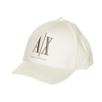A|X Armani Exchange unisex, Accessoires, Blanc, Taille: ONE Size Casquette
