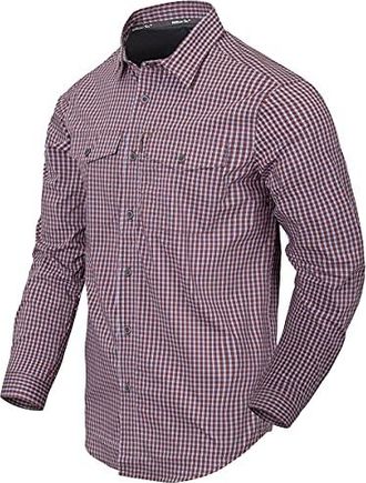 Helikon-Tex Homme Covert Concealed Carry Chemise Scarlet Flame Checkered Taille M