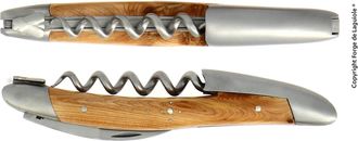 Forge de Laguiole Sommeliermesser - dreiteilig - Wacholder - Finish matt
