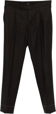 Brioni Homme, Pantalons, Brun, Taille: 2XL Pantalon Tailleur