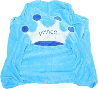 BESPORTBLE Universeller Elastischer Sofabezug mit Kronenmuster rutschfest ohne F&uuml;llung Himmelblau Schonbezug f&uuml;r Kinderstuhl und Kleines Sofa Sch&uuml;tzender Couch&uuml;b