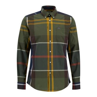 Barbour Homme, Chemises, Vert, Taille: L Harris Tailored Long Sleeved Shirt Classic Tartan