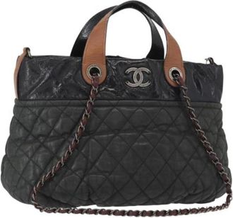 Chanel unisex, Pre-owned, Noir, Taille: ONE Size Sac &agrave; main Vintage Pre-owned
