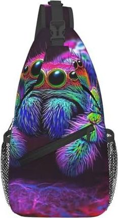 Generic Sac &agrave; bandouli&egrave;re Spider Fluorescence - Sac &agrave; dos de voyage pour homme - Sac &agrave; dos de randonn&eacute;e