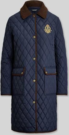 Lauren Ralph Lauren Regular Fit Steppmantel mit Logo-Stitching