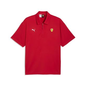 Puma Polo Cloudspun Scuderia Ferrari Homme, Accessoires, Rouge, XXL