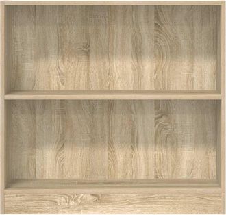 Generic B&uuml;cherregal, Modernes, Minimalistisches Offenes Lagerregal, Ausstellungsregal f&uuml;r Wohnzimmer, B&uuml;ro und Schlafzimmer (Sonoma-Eiche 09)