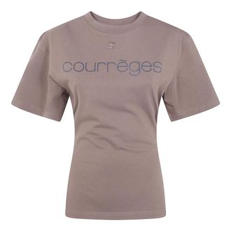 Courr&egrave;ges T-Shirts - - Tops - Damen - Braun - M