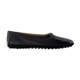 Tod's Ballerinas - Tods - Leder - Schwarz - - Shoes - Damen - Schwarzk - 36 EU