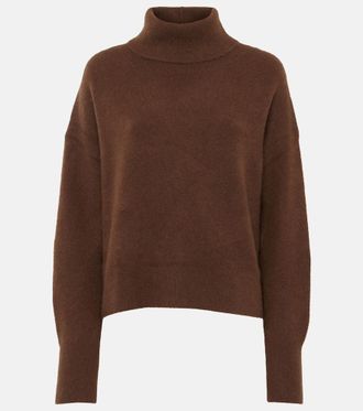 Joseph Pull &agrave; col roul&eacute; en cachemire m&eacute;lang&eacute;