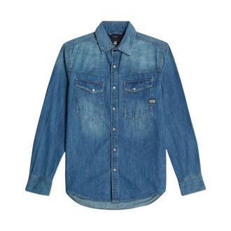G-Star Homme, Chemises, Bleu, Taille: S Chemises en jean