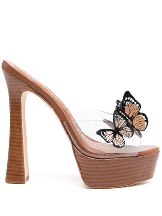 Sophia Webster sandales 150 mm - Marron