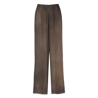 Avant Toi Seidenhose - - Trousers - Damen - Braun - XS
