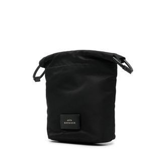 Anya Hindmarch Eyes-Patch Recycled Nylon Pouch - Black