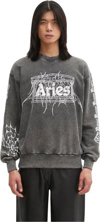 Aries Herren, Sweatshirts & Hoodies, Grau, XLGr&ouml;&szlig;e