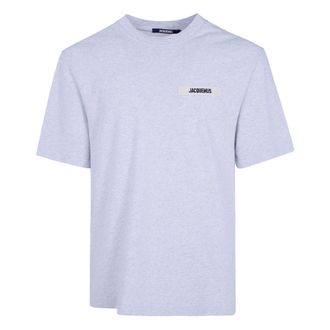 Jacquemus Le Tshirt Gros Grain - - Tops - Herren - Grau - L