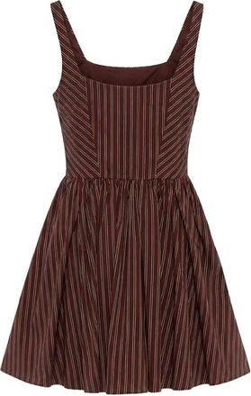Patrizia Pepe Robe Au Genou - Marron