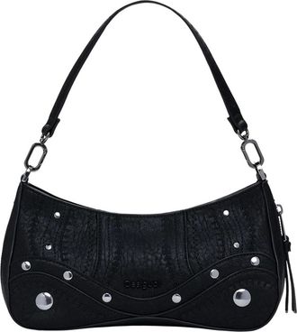 Desigual Femme, Sacs, Noir, Taille: ONE Size Embro Patch Alsacia Bag