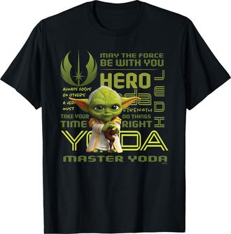 Star Wars Young Jedi Adventures Master Yoda Jedi Hero T-Shirt